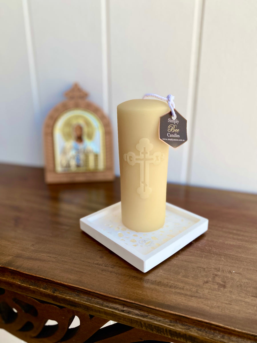 Orthodox Prayer Candle Beeswax – Simply Amore